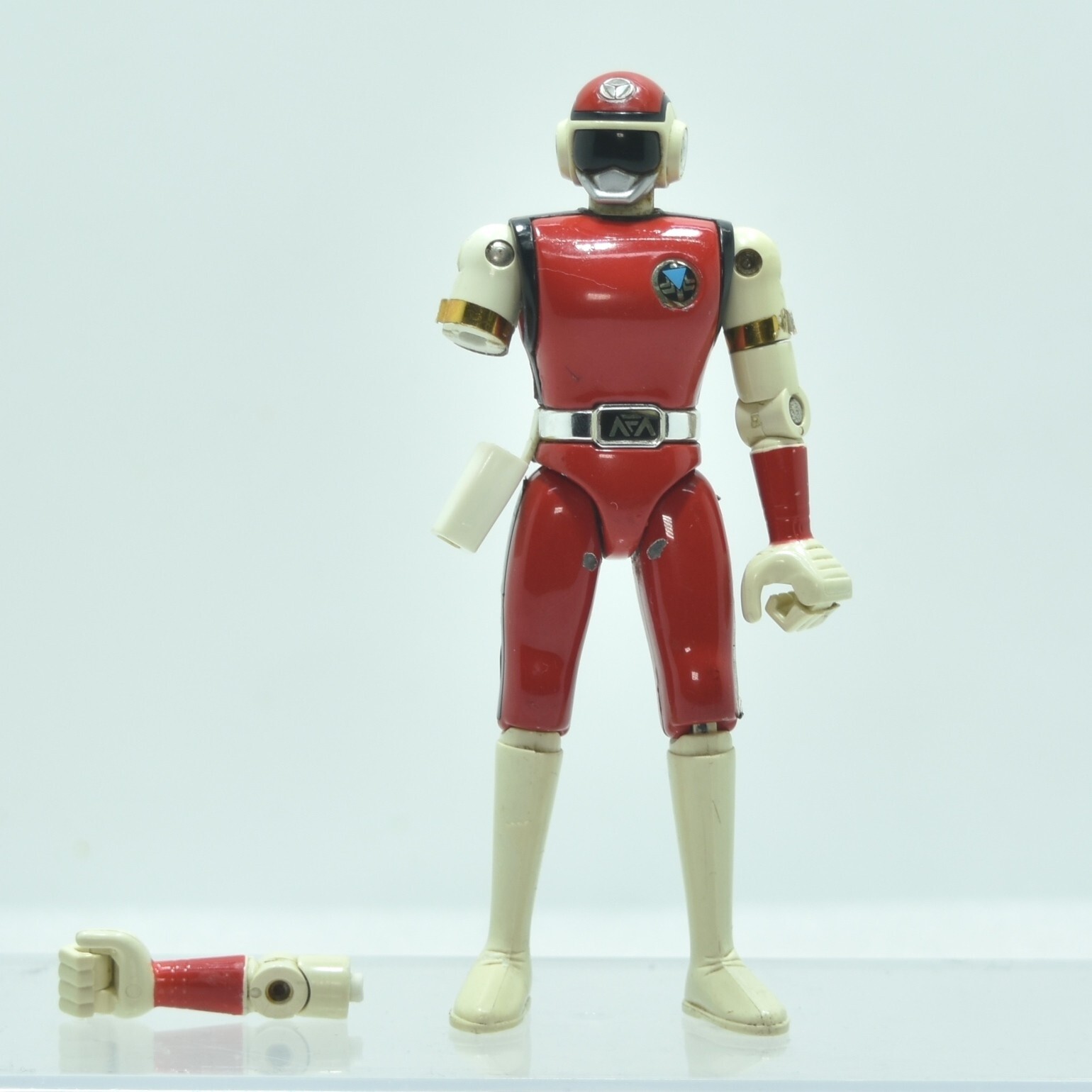 Power Rangers Flashman Red Flash Figure Chogokin Sentai Vintage Retro ...
