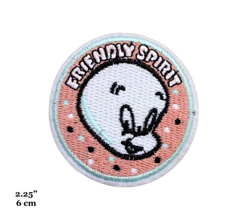 Casper the Friendly Ghost Cartoon Friendly Spirit Logo Embroidered Iron ...