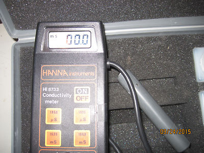 Hanna Instruments Hi 8733 Conductivity meter Lot L187 | eBay