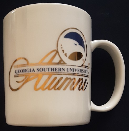 Georgia Southern Eagles Alumni 12Oz Coffee Mug Gold Gilted | eBay