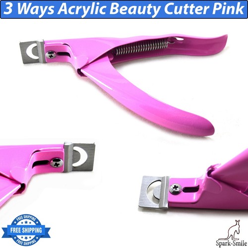 3 Ways Acrylic False Nail Edge Cutter Nail Art Manicure Clipper Tool ...