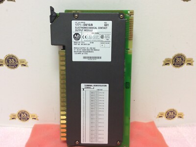 Allen Bradley A&B 1771-OW16 B Series B Electromechanical Contact Output ...