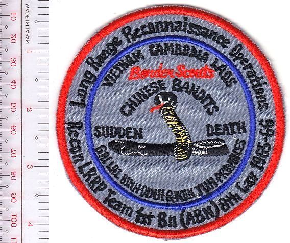 US Army 8th Cavalry Regiment 1st Bn LRRP Ranger Vietnam 1965 - 66 ...