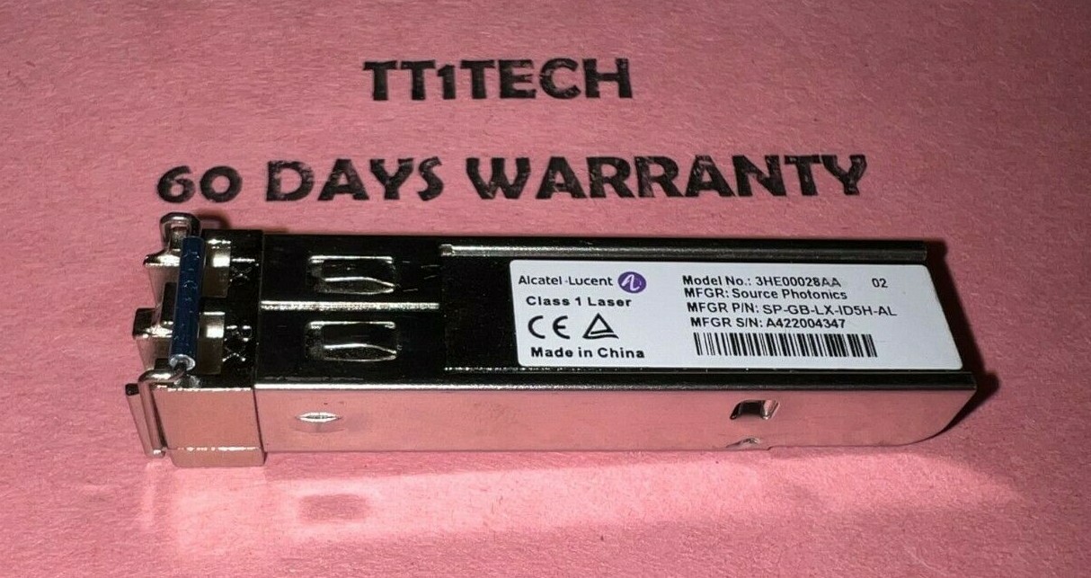 Alcatel-Lucent 3HE00028AA - 1000BASE-LX SFP 1310nm 10km transceiver | eBay