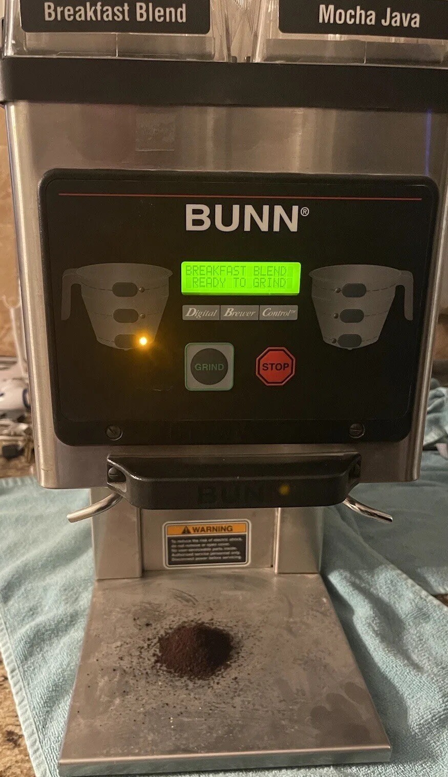 Bunn MHG SST MULTI-HOPPER Grinder & Storage System W/ Dual Removable ...