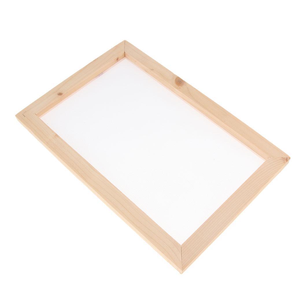 A4 Wooden Paper Making Mould Frame for DIY Paper Handcraft 20x30cm ...