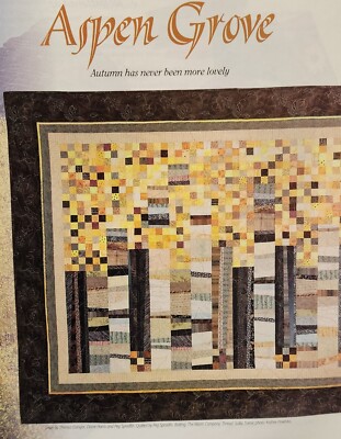 "Aspen Grove" Wall Quilt Pattern from 2009 Magazine Easy | eBay