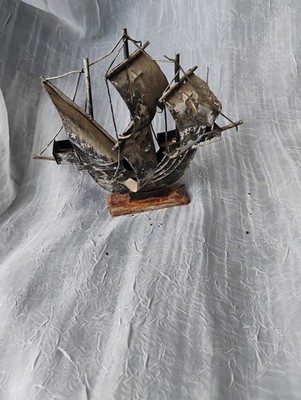 Vintage metal ship the pinta | eBay