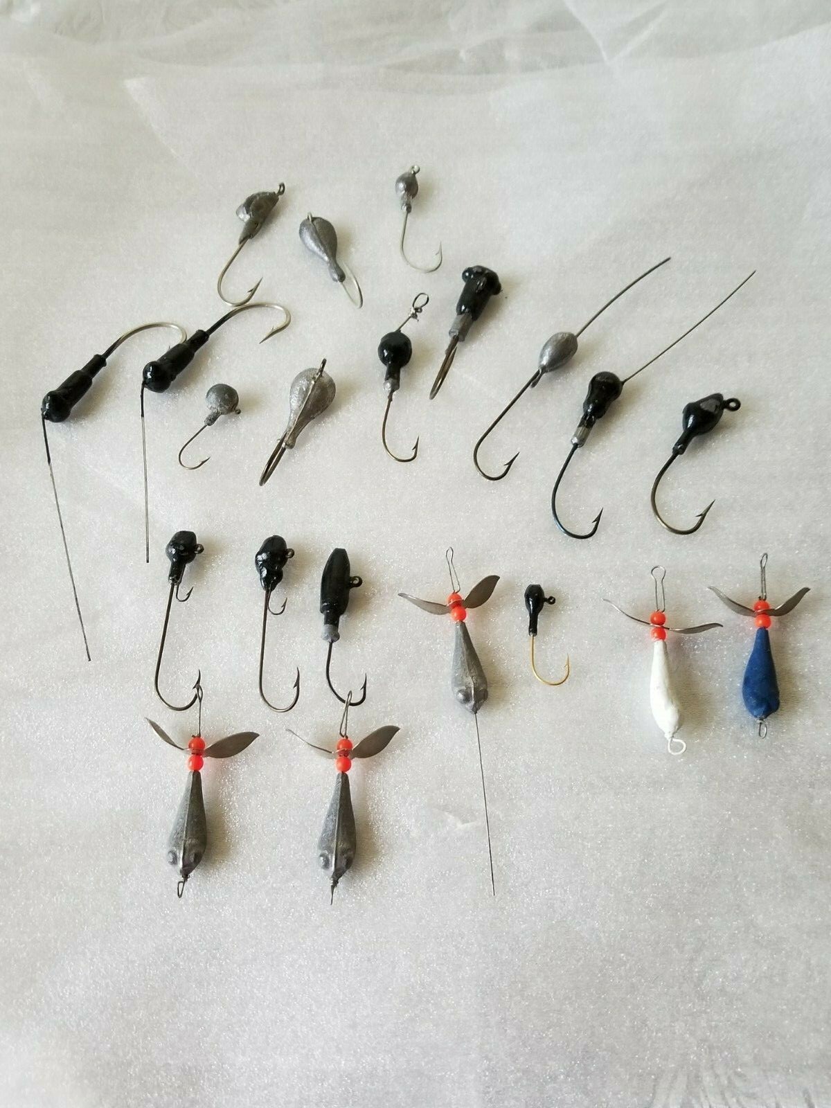 Lot of 21 Various Vintage Weighted Weedless Fishing Lures Hooks ...