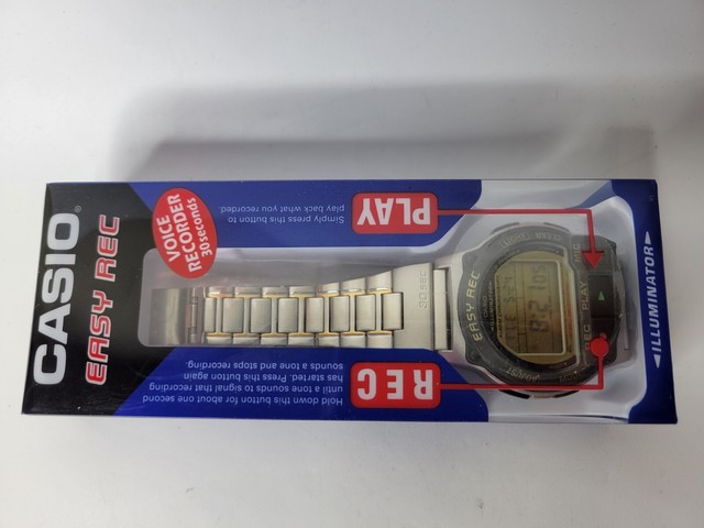 Casio Vintage Model A-V3-1T voice Recorder Watch for sale online | eBay