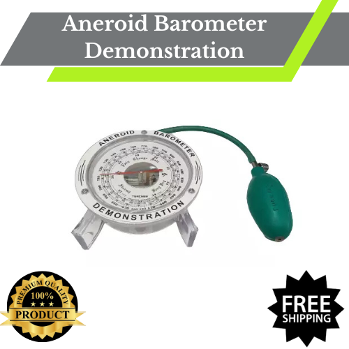 Aneroid Barometer Demonstration Laboratory use two flat metal cans ...