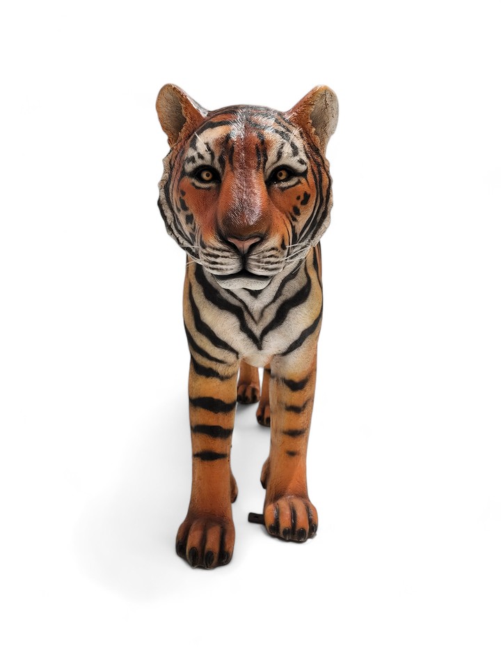 Large Tiger Statue Sumatran Life Size Tiger Sculpture Indoor Outdoor ...