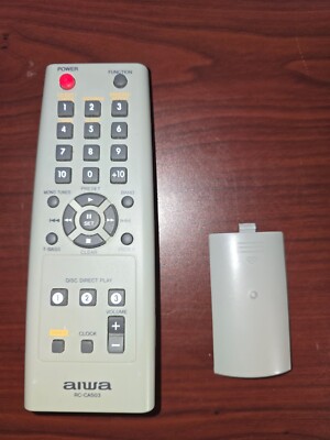 🎶 Aiwa Audio System Remote Control RC-CAS03 – OEM Authentic Gray 🎶 | eBay
