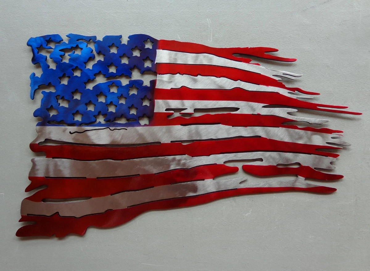 Battle Torn American Flag