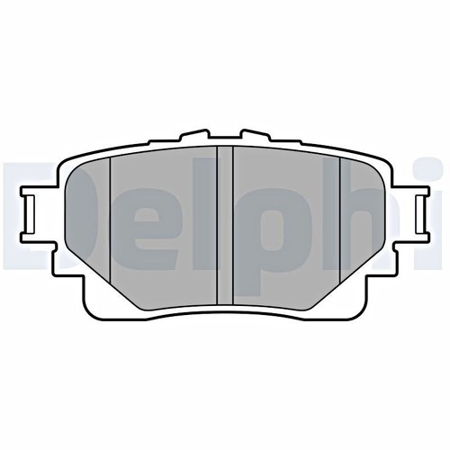 DELPHI Disc Brake Pad Set For TOYOTA Rav 4 V 04466-42090 | eBay