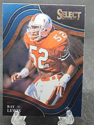 2022 Panini Select Draft Picks Ray Lewis Blue Field Level #151 | eBay