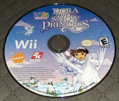 Dora the Explorer: Dora Saves the Snow Princess - Nintendo Wii - DISC ...