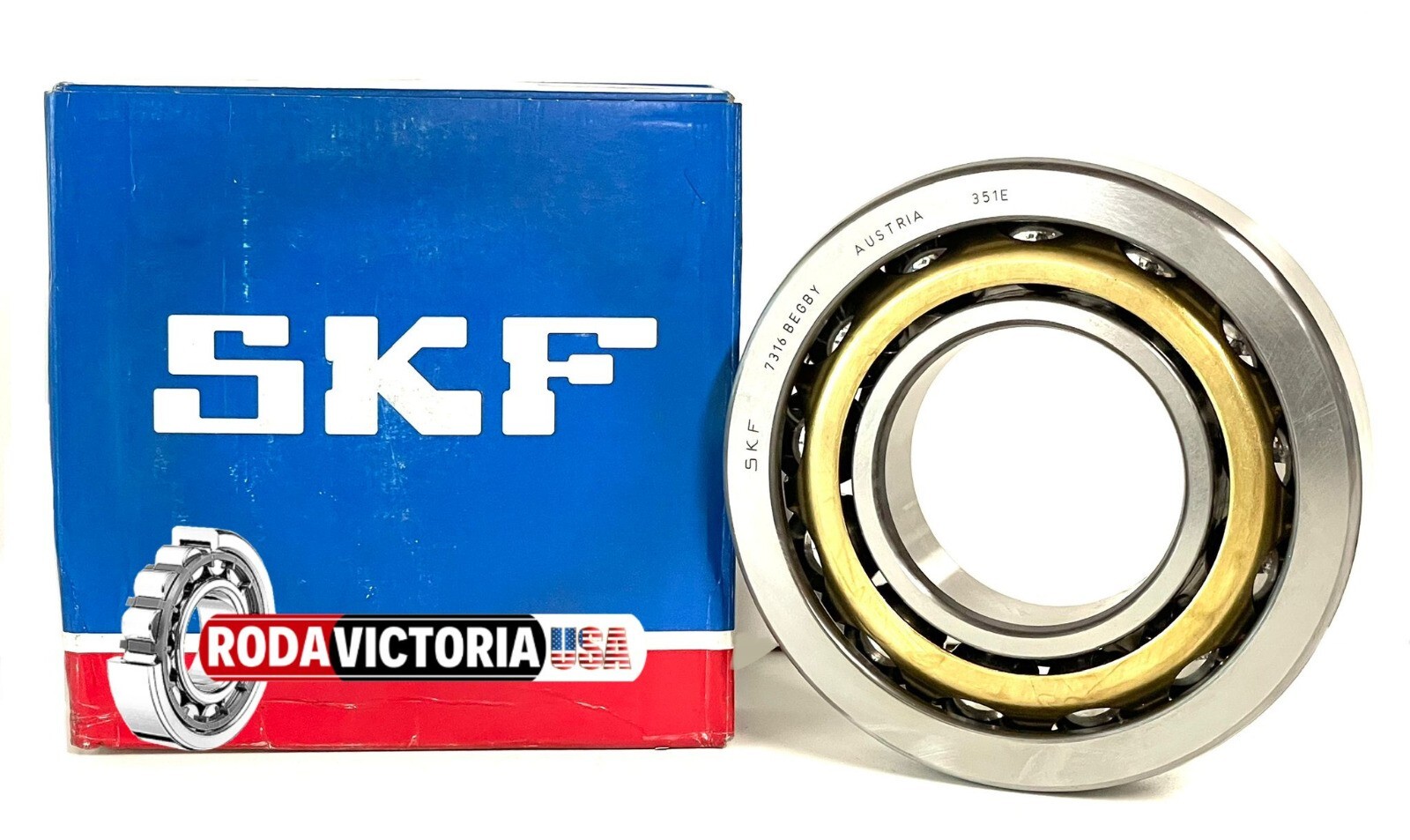 SKF 7309 BECBM Angular Contact Ball Bearing 45x100x25mm | eBay