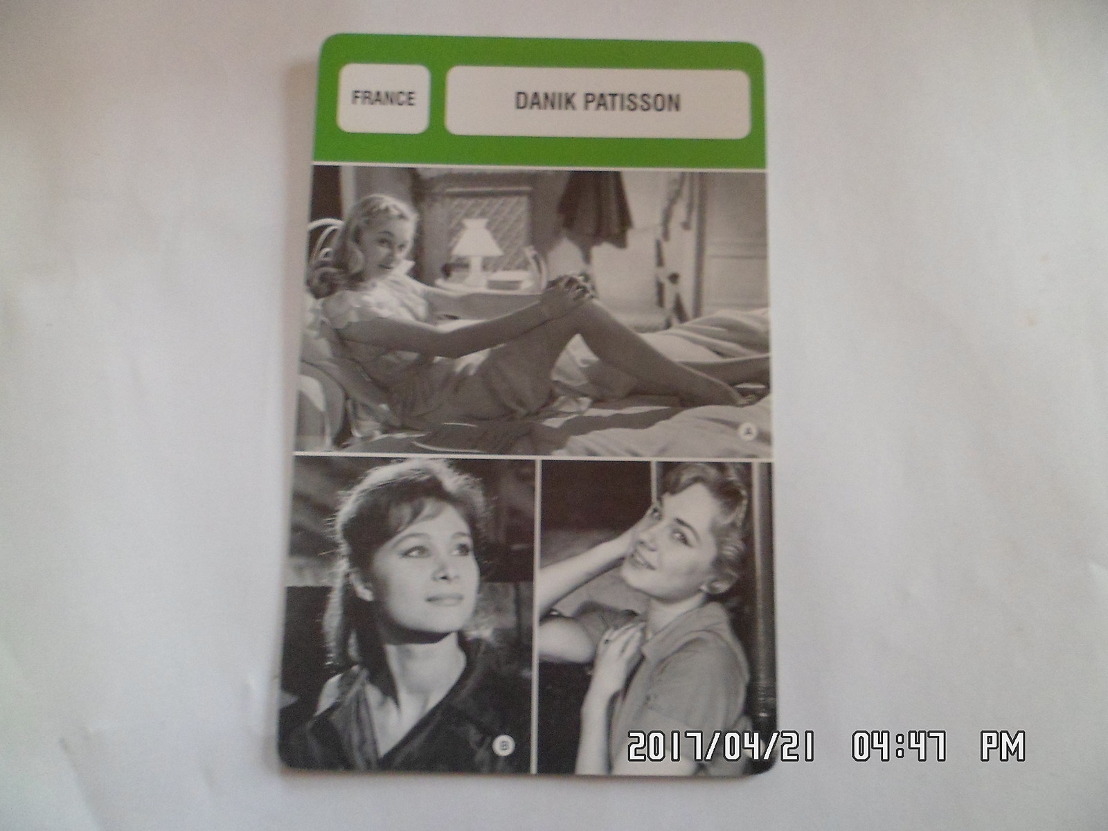 CARTE FICHE CINEMA DANIK PATISSON | eBay.de