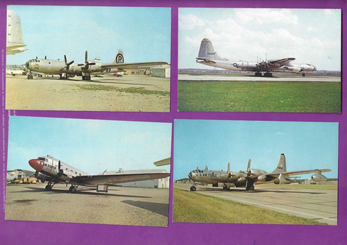 50s/60s military aircraft Convair RB-36E/B-29/KB-50J/C-47A postcards ...