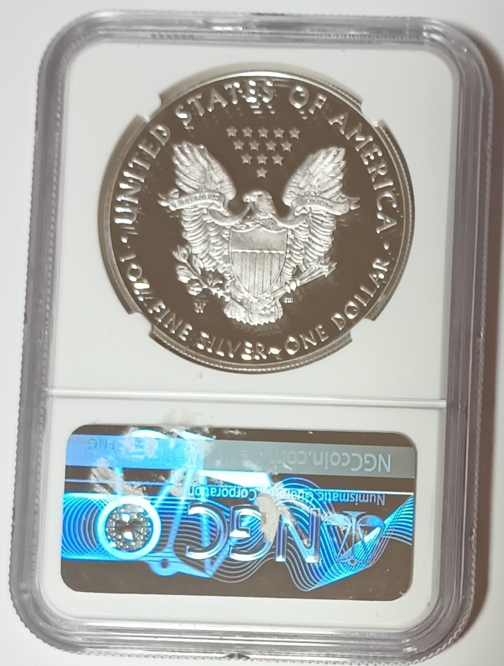 2019 W Eagle Early Release NGC PF 70 Ultra Cameo. 1-oz Silver+Lists ...