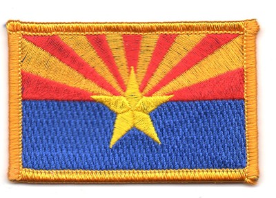 ARIZONA USA STATE AMERICA FLAG PATCHES COUNTRY PATCH BADGE IRON ON ...