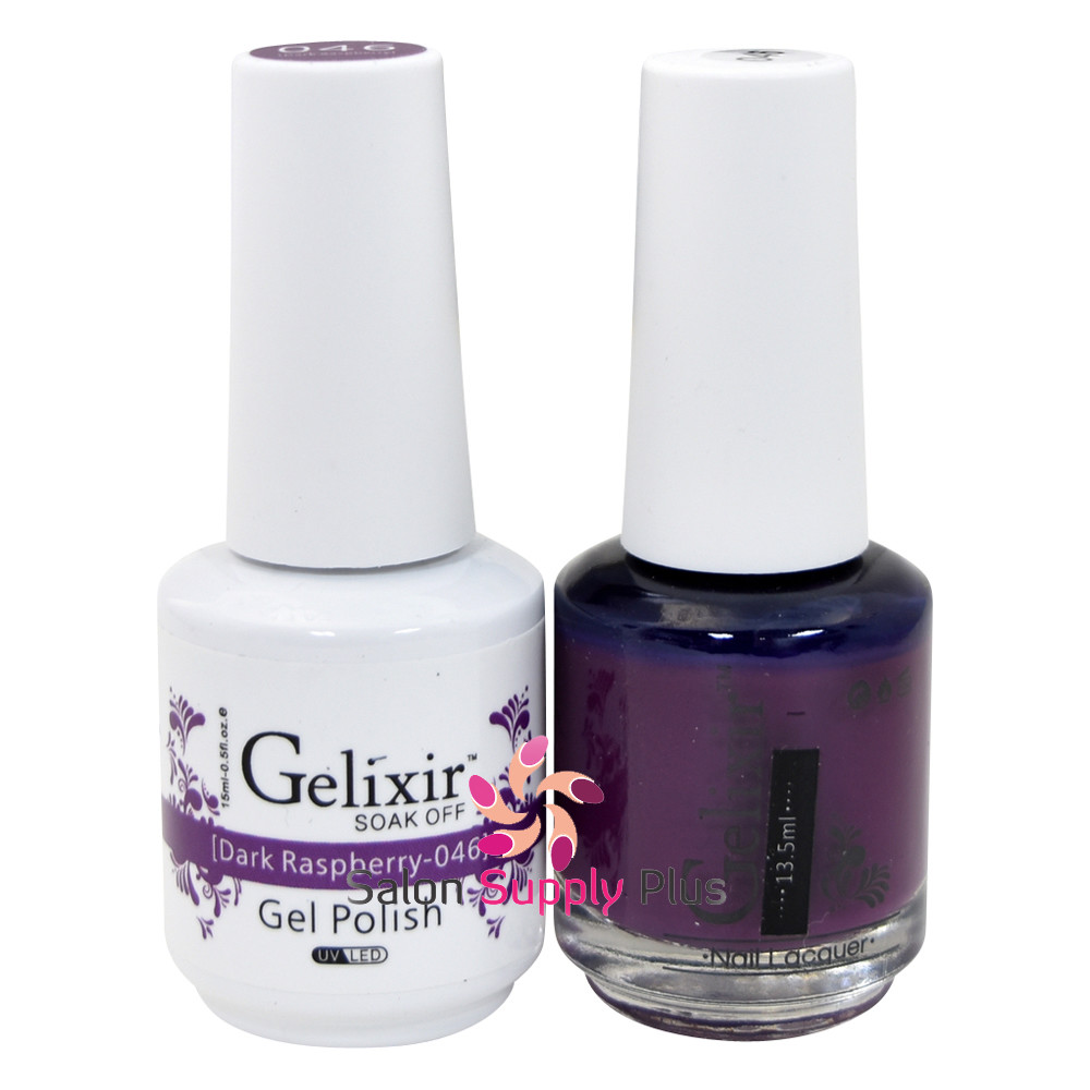 GELIXIR Soak Off Gel Polish Duo Set (Gel + Matching Lacquer) - 046 | eBay