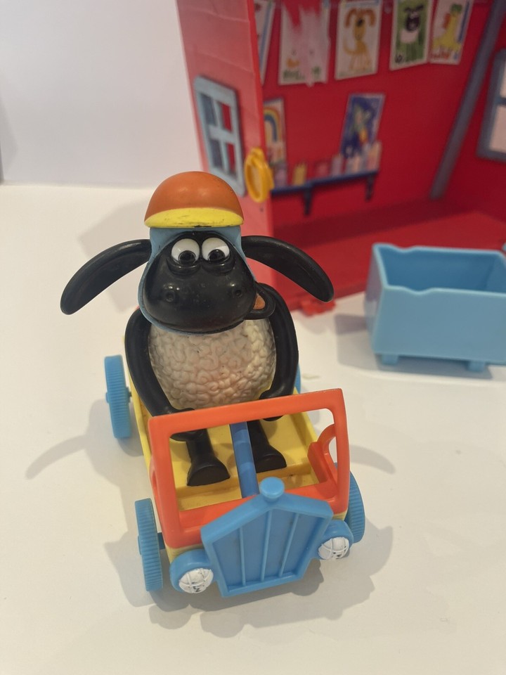 Timmy Time Barn Play Set Mittens Cat & Yabba Duck Figures, CBeebies Toy ...