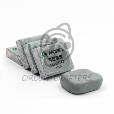 1PCS New Marie's Soft Rubber Eraser Adhesive Kneadable Cleaning 4.5*3.5 ...