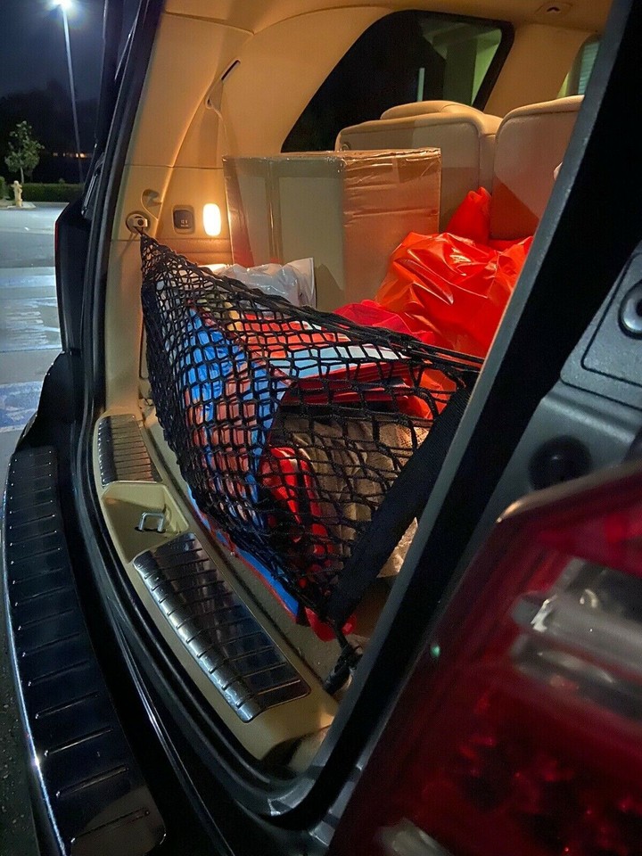 2007-2013 MERCEDES-BENZ GL-Class Rear Trunk Envelope Style Mesh Cargo ...