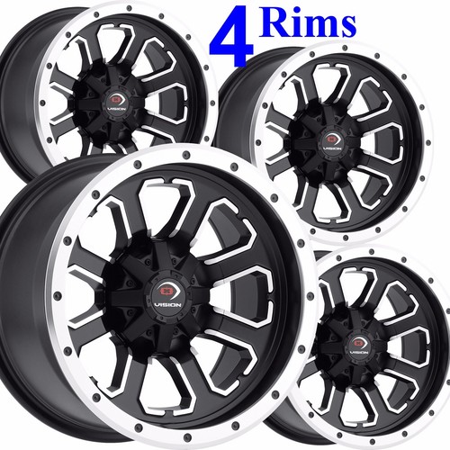4) ATV RIM rims for Polaris Kawasaki Mule Pro Yamaha YXZ 14x7 4+3 14x8 ...