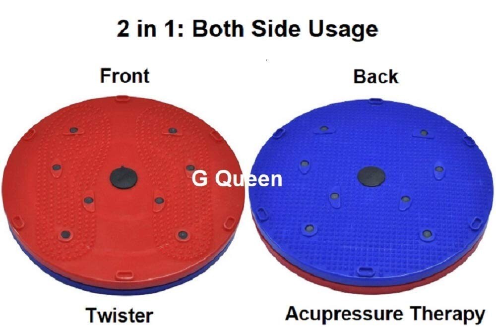 Tummy Twister & Trimmer/Slimmer Dynamic Acupressure Disc 5 in 1 Twister ...