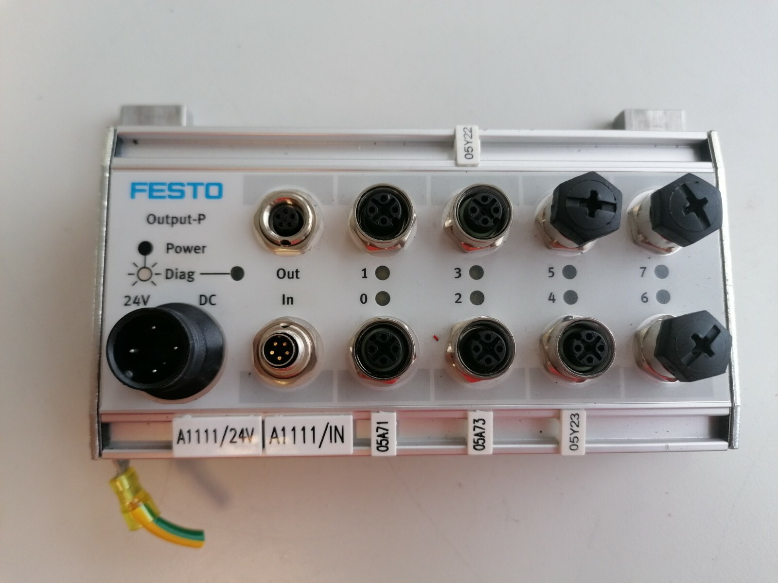 Festo CP-A08-M12-5POL Output-P Ausgabemodul Festo 175640 for sale ...