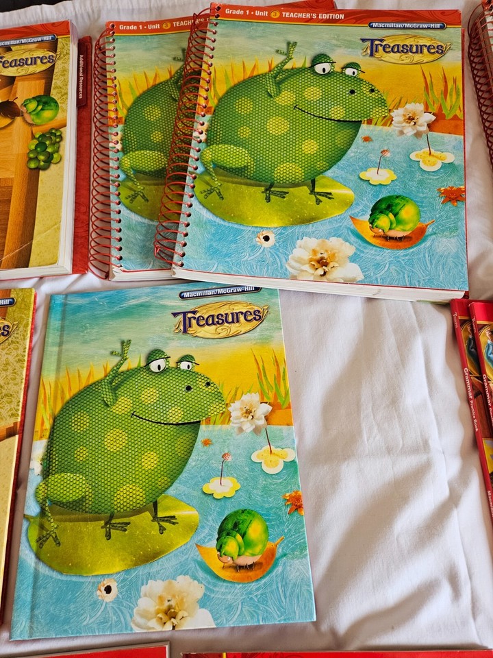 TREASURES - TEACHER EDITION/GRAMMAR/PHONICS SET - GRADE 1 - READ ...
