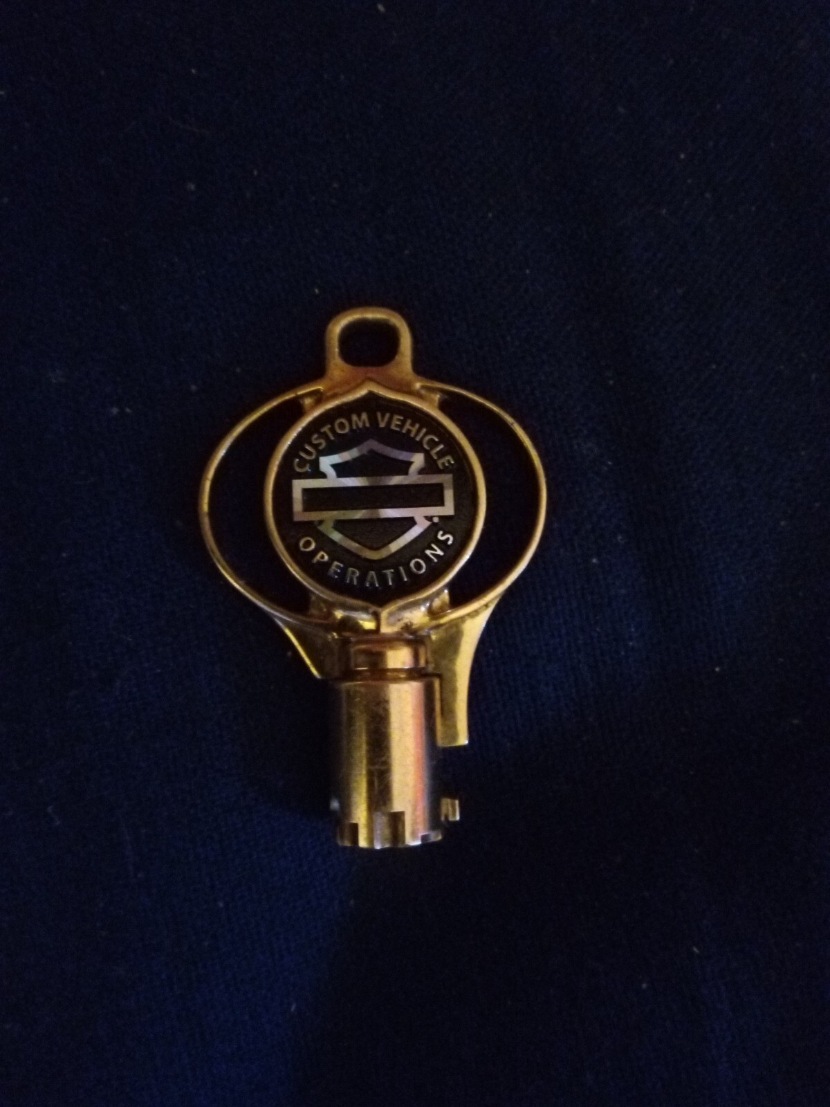 Harley Davidson Custom vehicles operation CVO solid brass Key loose ...