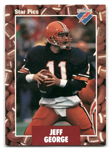 Jeff George 1991 Star Pics FOOTBALL #30 Illinois Fighting Illini | eBay