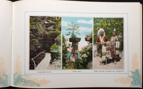 Souvenir Book Beautiful Dells of the Wisconsin WI River Devils Lake ...
