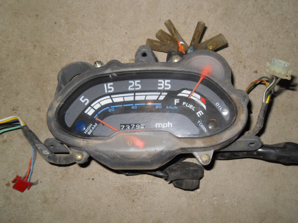 1989 Honda Elite 50cc SB50 Scooter Speedometer Gauge | eBay