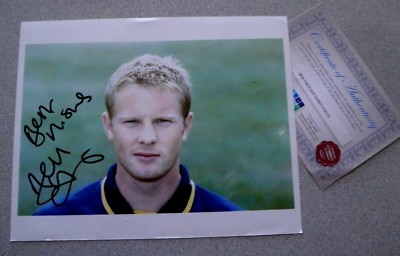 BEN THATCHER SIGNED GLOSSY 8x10 COLOR AUTOGRAPH PHOTO W/ COA | eBay