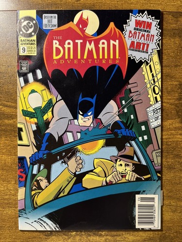 BATMAN ADVENTURES 9 HIGH GRADE NEWSSTAND MIKE PAROBECK COVER DC COMICS ...