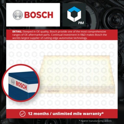Pollen / Cabin Filter 1987432540 Bosch 5Q0819644 5Q0819644A 65619100000 ...