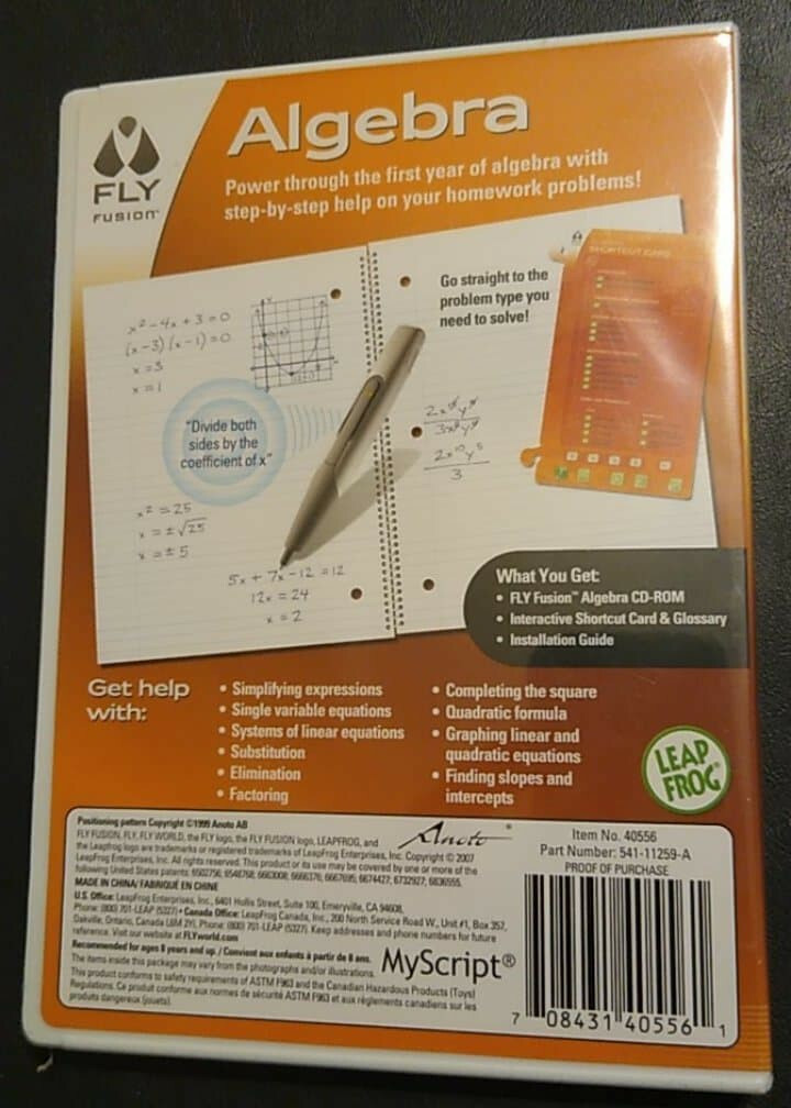 FLY Fusion -- Algebra (FLY Pentop Computer) for sale online | eBay