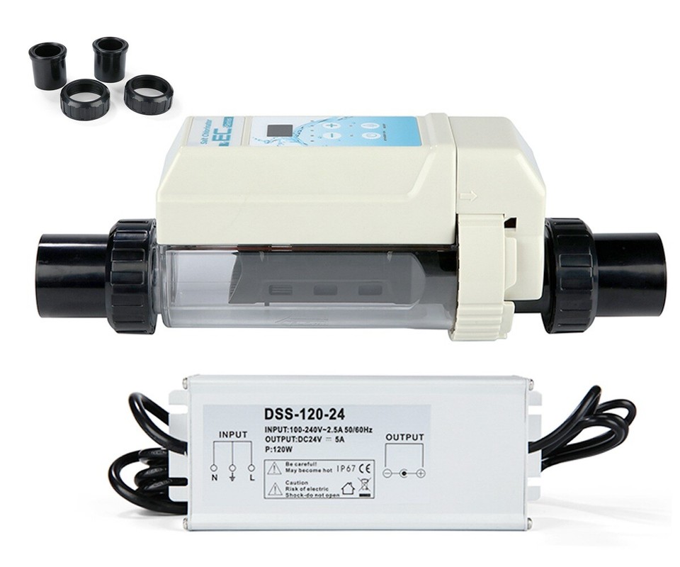 Saltwater System for Up To 16000 Gallon Above Ground Pools with 5 ...