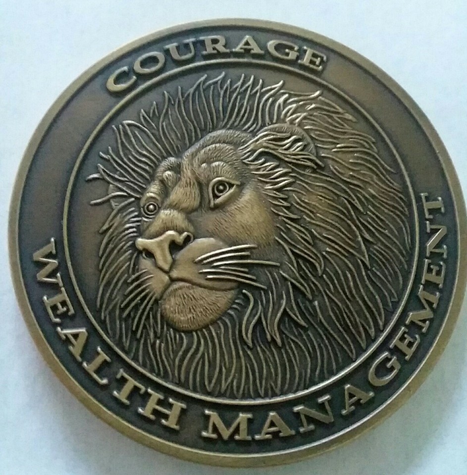 COURAGE WEALTH MANAGEMENT PORTFOLIO MANAGEMENT Challenge Coin | eBay