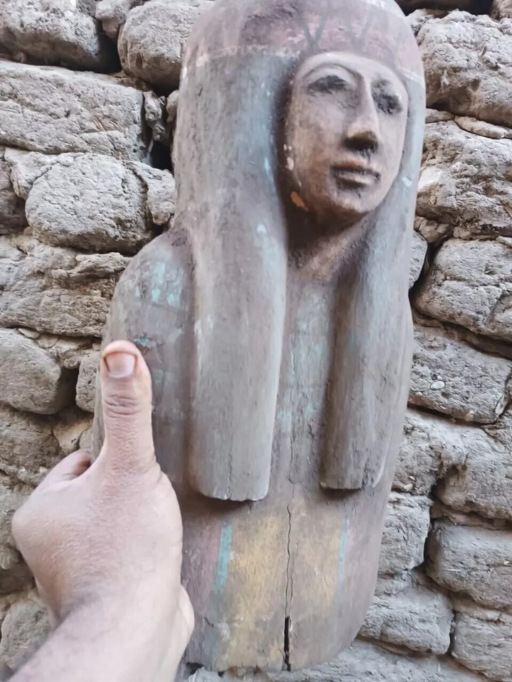 Authentic Ancient Egyptian Artifact Rare Pharaonic funerary mummy mask ...