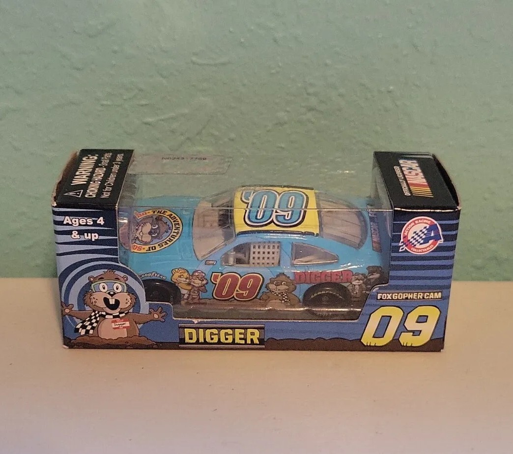 Digger '09 2009 NASCAR On Fox Gopher Cam 1:64 Scale NASCAR Diecast | eBay