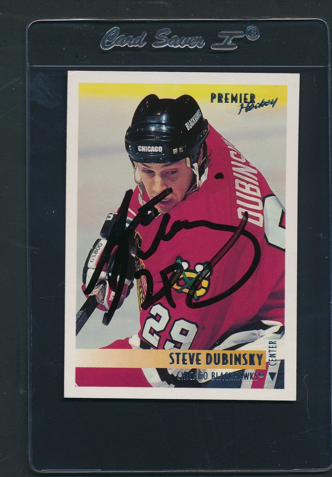 1994/95 Topps #233 Steve Dubinsky Blackhawks Signed Auto *D6844 | eBay