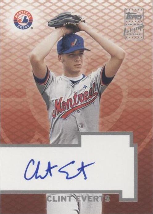 2003 Topps - Autographs Clint Everts #TA-CE (AU) for sale online | eBay