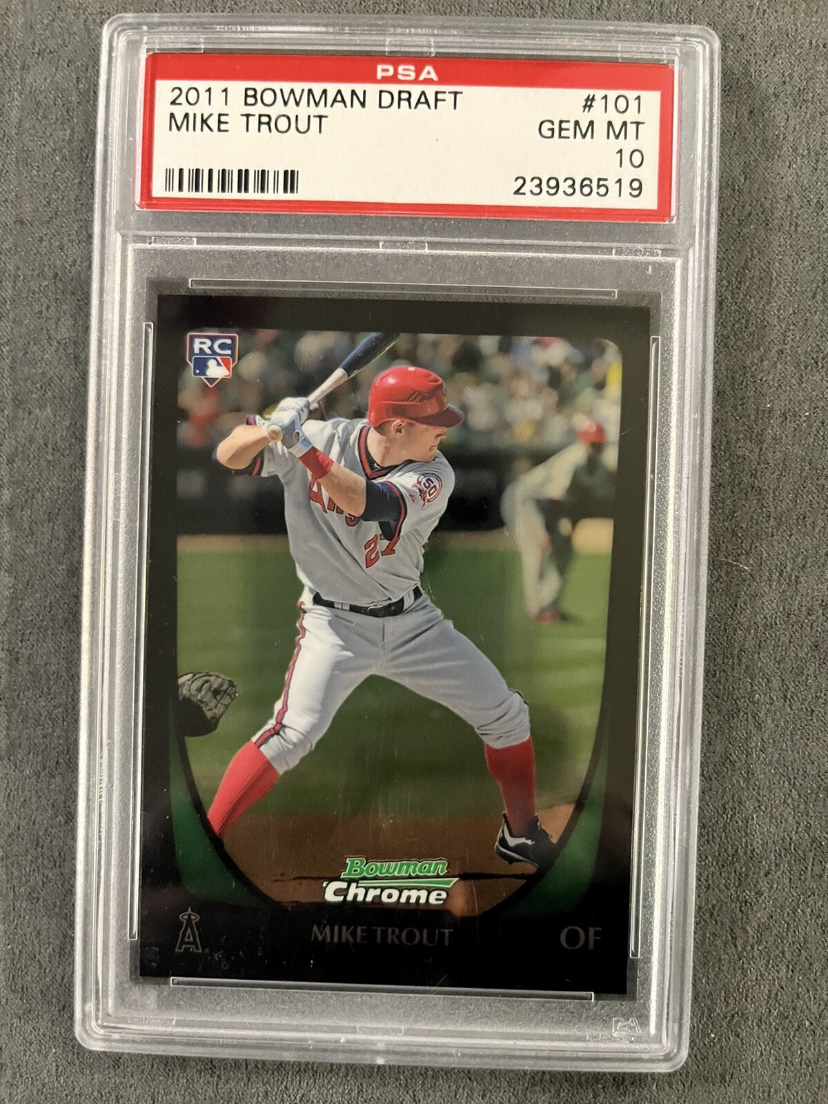 Mike Trout 2011 Bowman Draft #101 Base Price Guide - Sports Card Investor