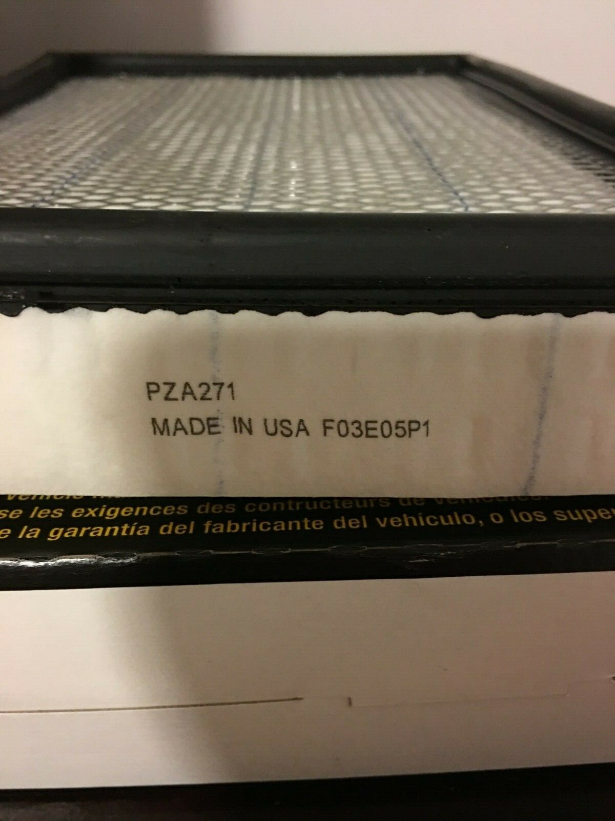 Air Filter Pennzoil PZA-271 for sale online | eBay